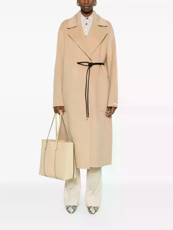 Sportmax Belted Coat - Brown
