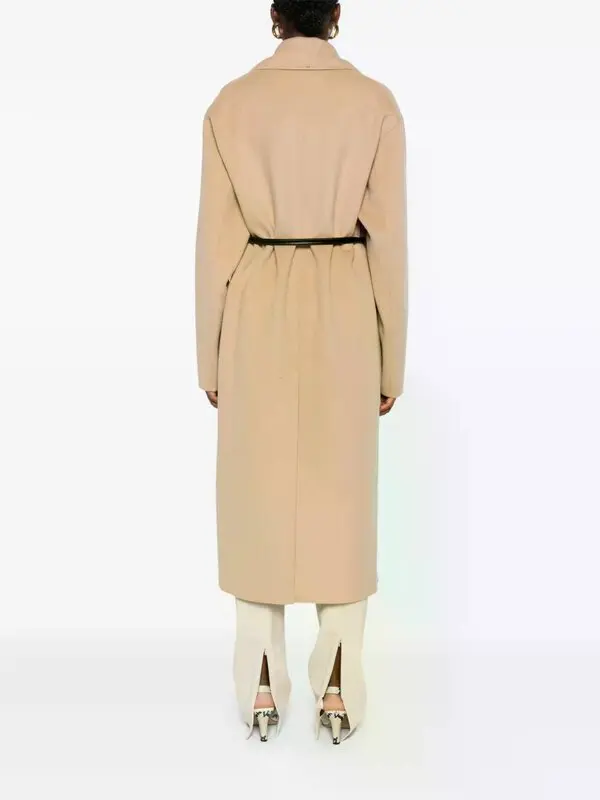 Sportmax Belted Coat - Brown