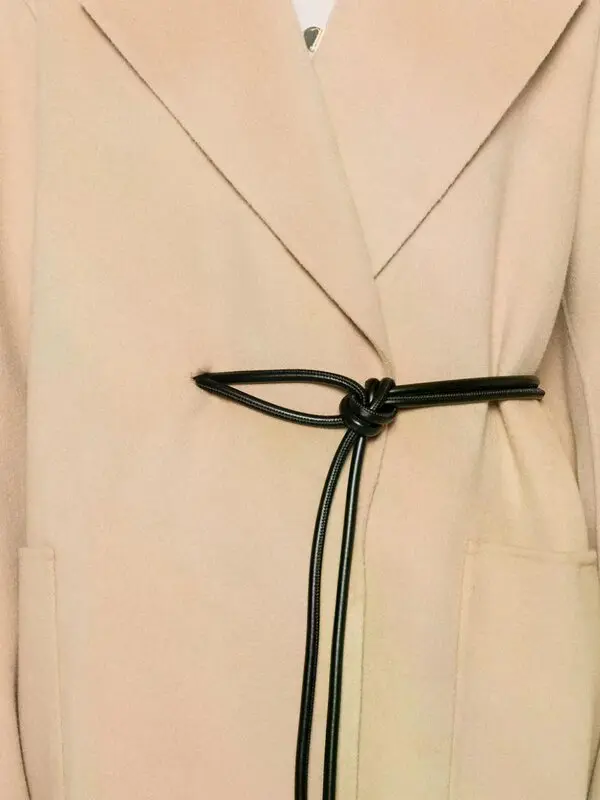 Sportmax Belted Coat - Brown