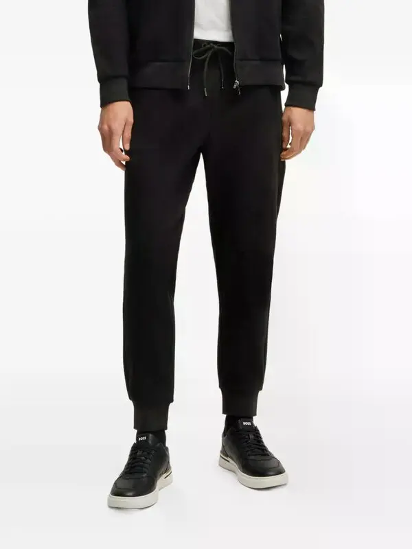 BOSS Logo-engraved Track Pants - Black