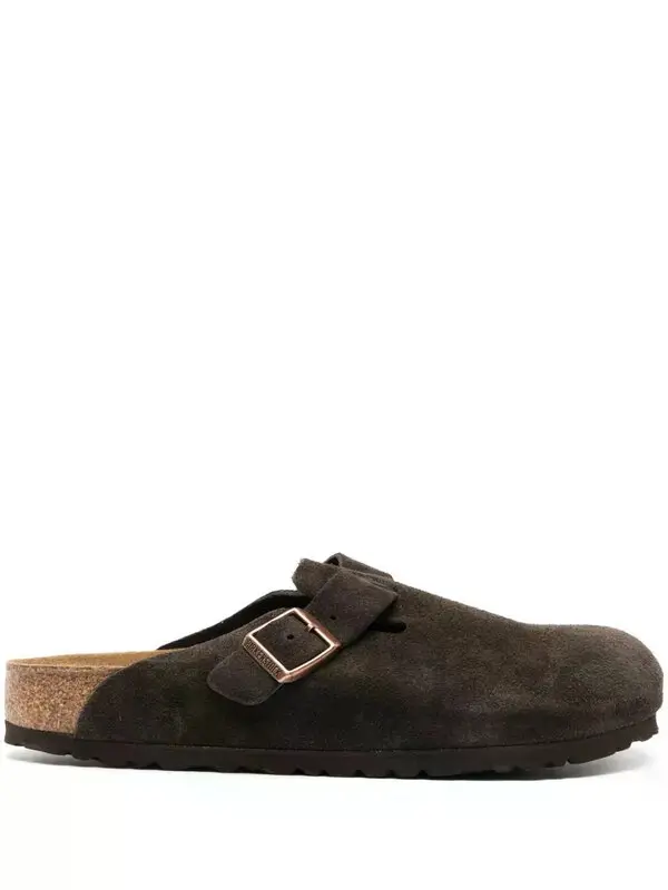 BIRKENSTOCK Boston Suede Clogs