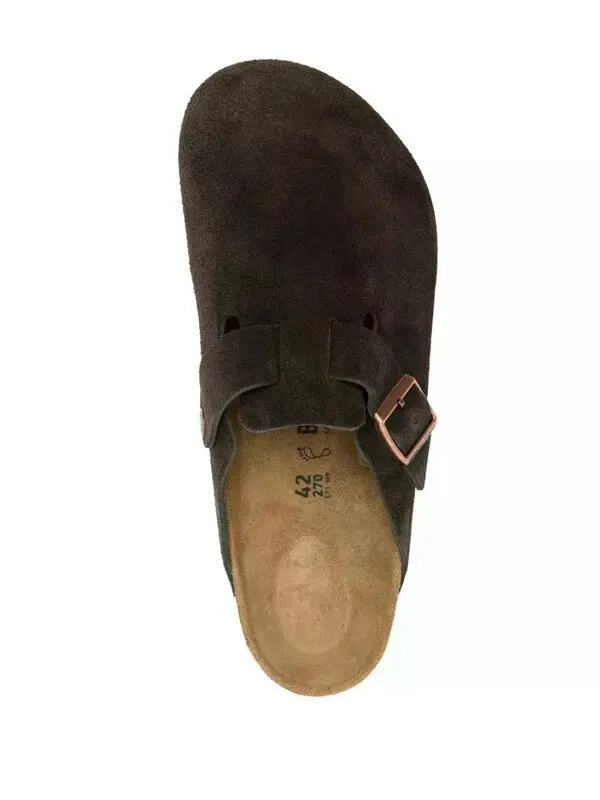 BIRKENSTOCK Boston Suede Clogs