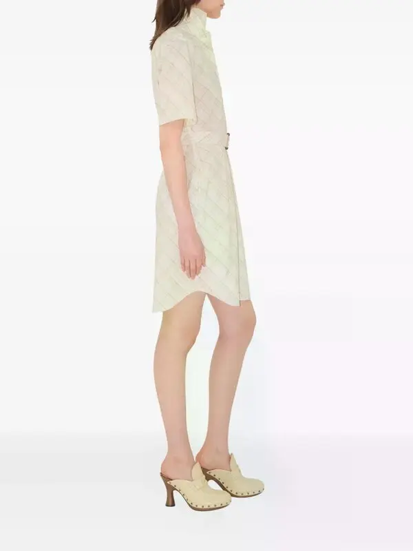 Burberry Check-print Cotton Shirt Dress