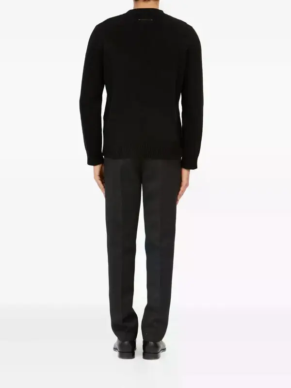 MAISON MARGIELA Metallic Stripe Knitted Sweater