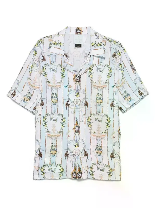 Camilla Linen Shirt - Blue