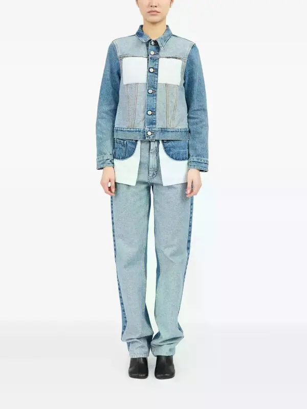 MAISON MARGIELA Two-tone Denim Jacket