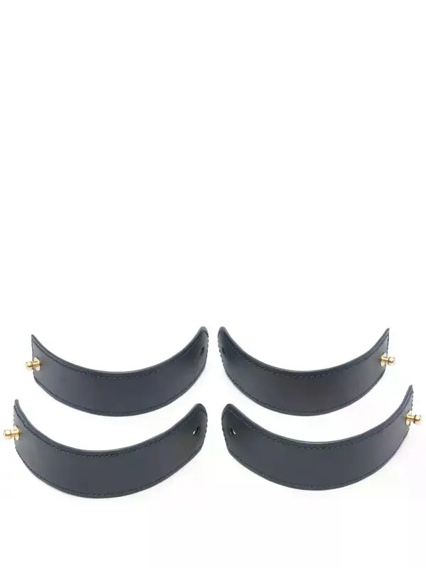 Ralph Lauren Wyatt Leather Napkin Ring - Blue