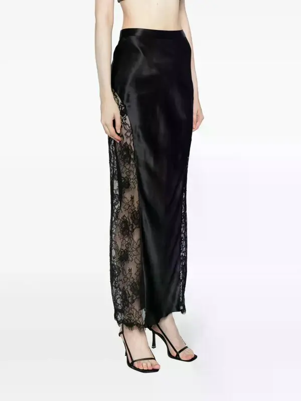 FLEUR DU MAL Lace Maxi Skirt
