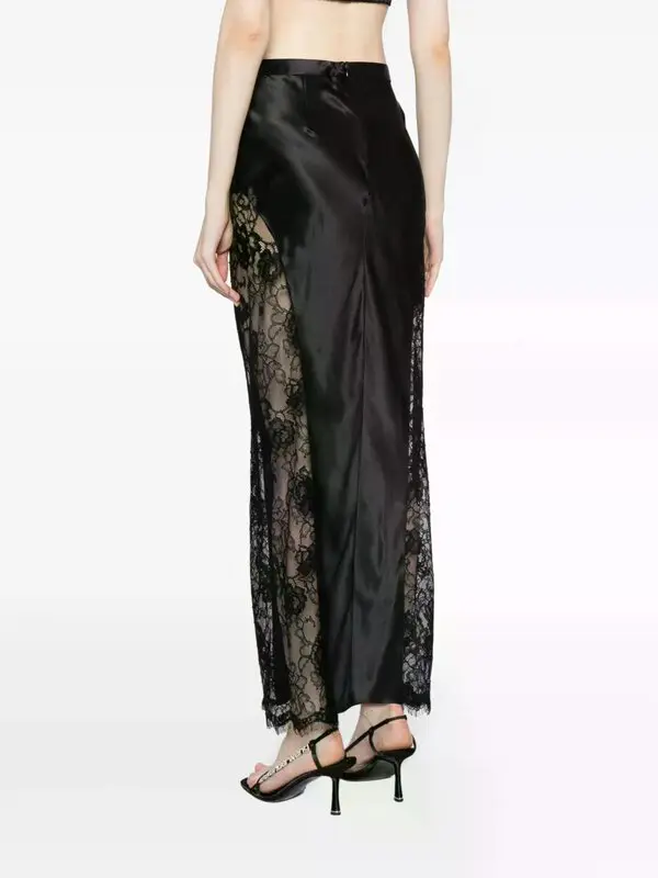 FLEUR DU MAL Lace Maxi Skirt