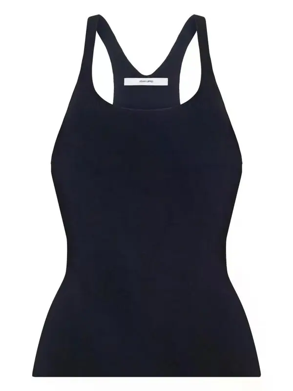 Adam Lippes Lumii Tank Top - Black