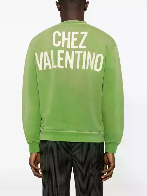 Valentino Garavani Cotton Sweatshirt With Graphic Print