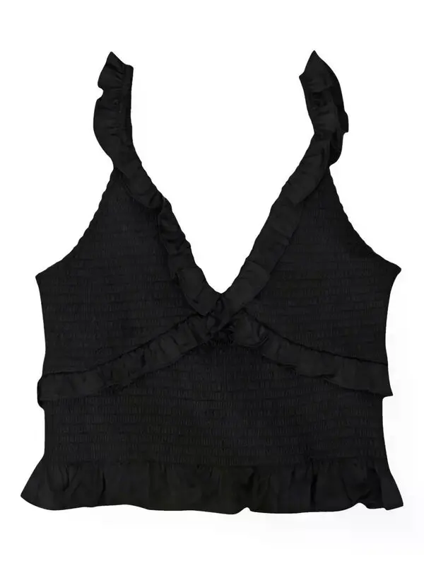 Callipygian Satin Top - Black