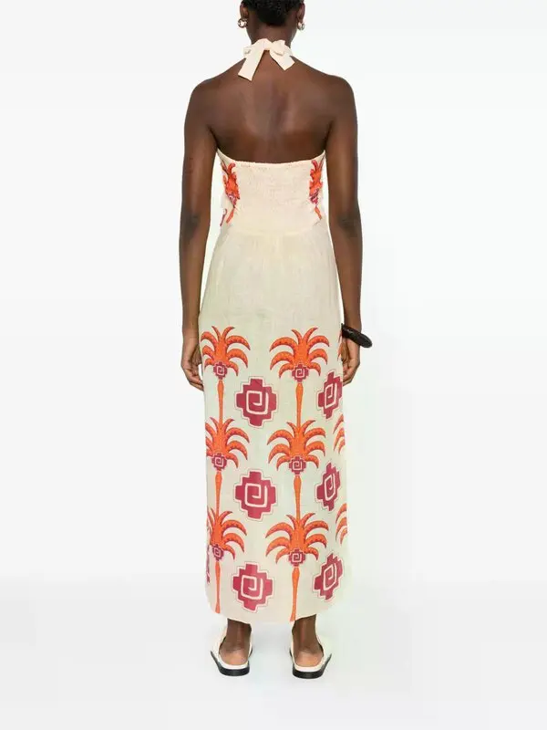 Johanna Ortiz Water Adventure Maxi Dress - Neutrals