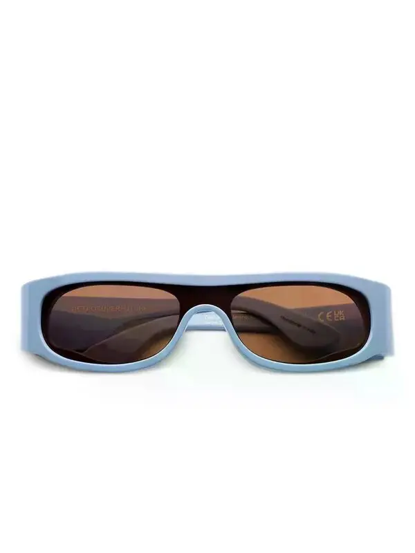 RETROSUPERFUTURE Pharoah Rectangle Frame Sunglasses - Blue