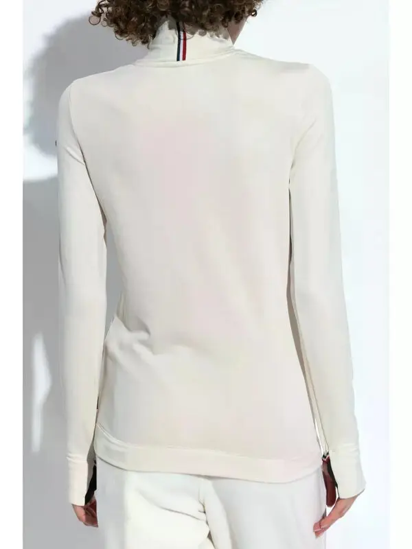 Moncler Logo-appliqué Sweater - Neutrals