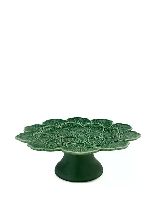 BORDALLO PINHEIRO Geranium Cake Stand - Green