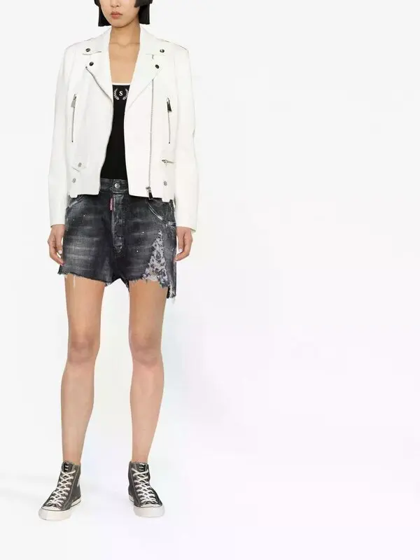 Dsquared2 Distressed-effect Denim Shorts