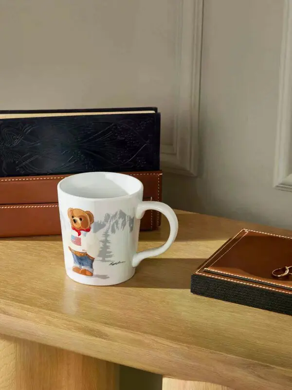 Ralph Lauren Brennan Leather Letter Rack Saddle