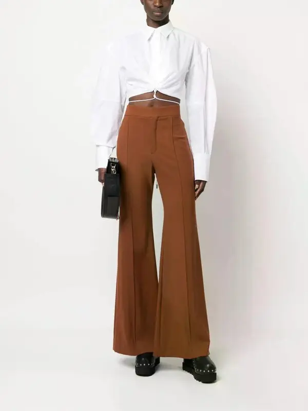Jacquemus La Chemise Plidao Cropped Shirt
