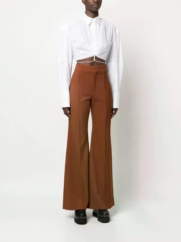 Jacquemus La Chemise Plidao Cropped Shirt