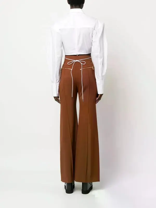 Jacquemus La Chemise Plidao Cropped Shirt