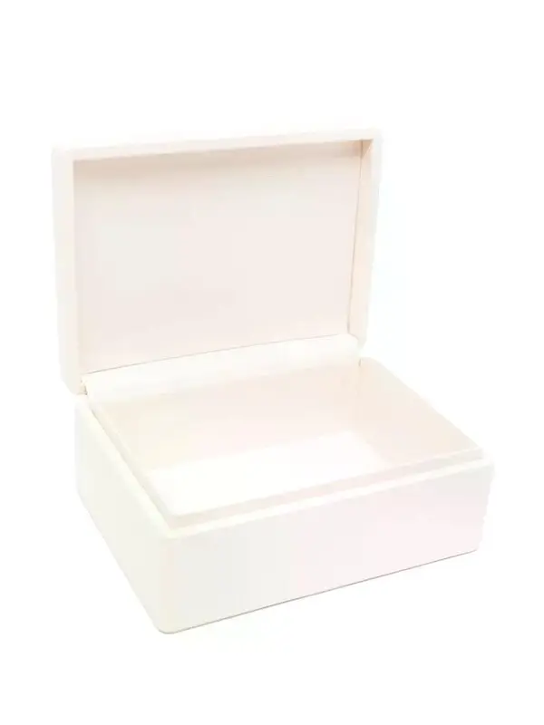 Ralph Lauren Adrienne Woven Leather Box