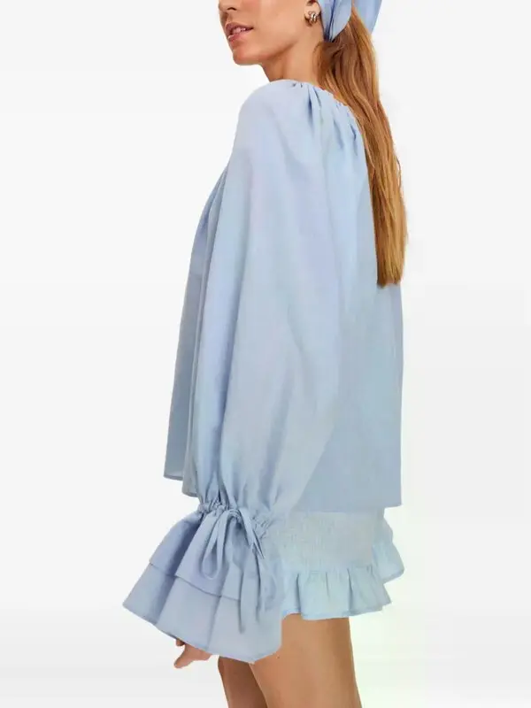 Sleeper Cha Cha Ruffled-hem Shorts Set