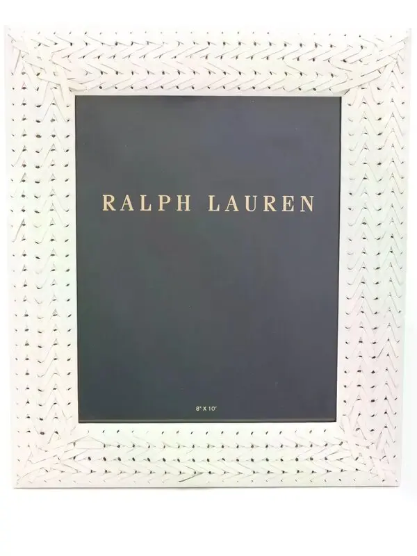 Ralph Lauren Adrienne Leather Photo Frame - Neutrals