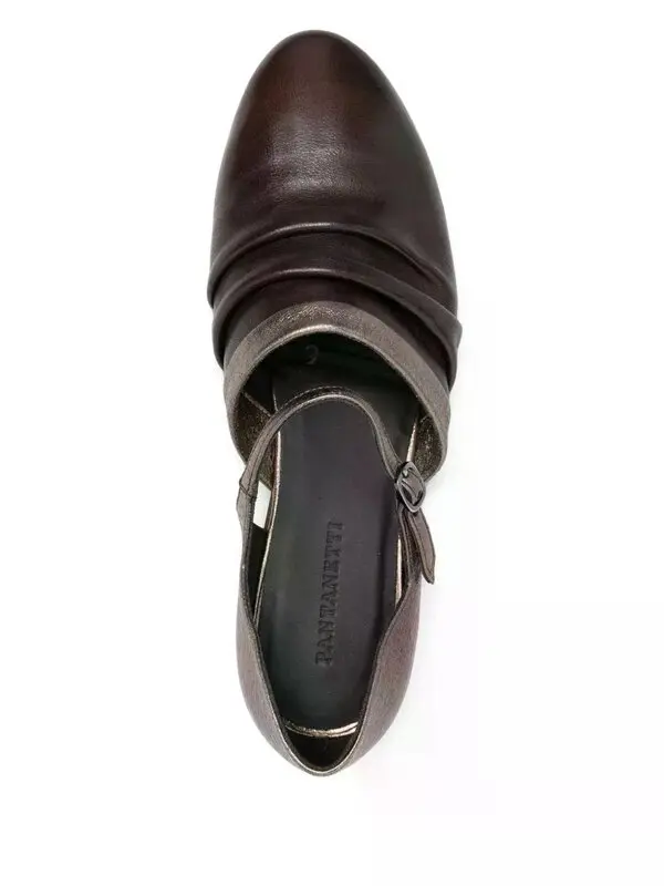 PANTANETTI Metallic Sandals - Black