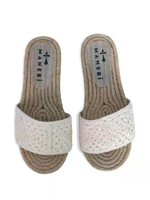 Manebí Crochet Slide Sandals