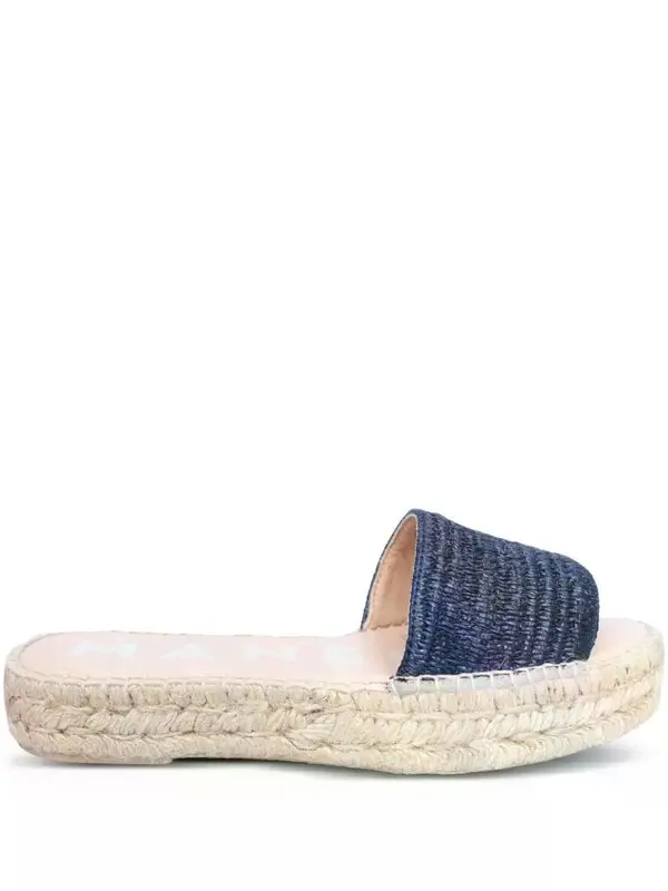 Manebí Woven-strap Slide Sandals
