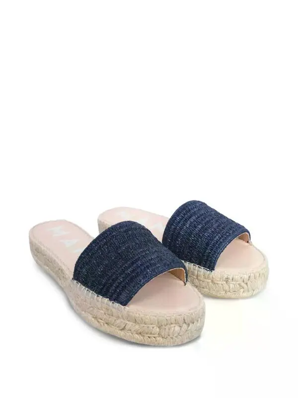 Manebí Woven-strap Slide Sandals