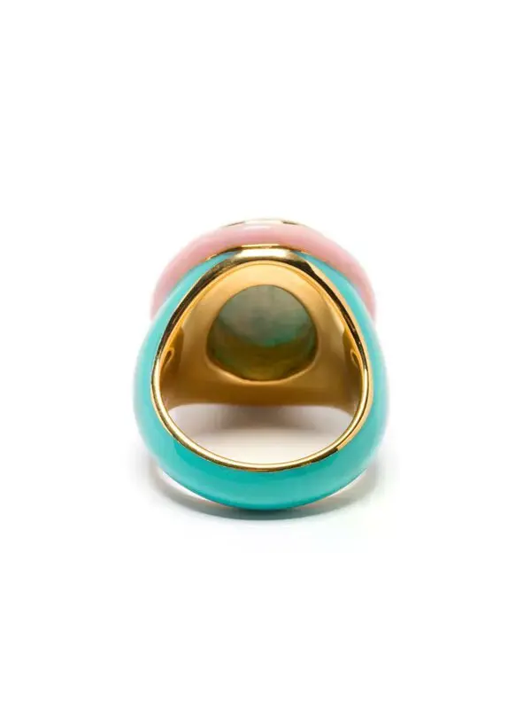 AURÉLIE BIDERMANN Tabarin Amazonite Ring - Green