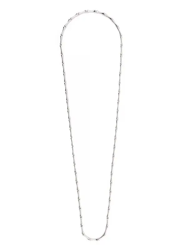 Eddie Borgo Bambu Link Necklace - Silver