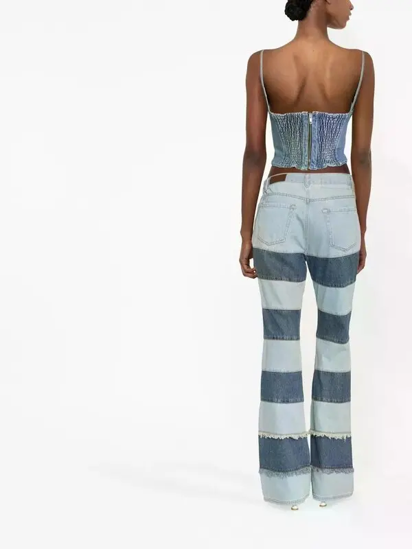 Andersson Bell Mahina Patchwork-stripe Jeans