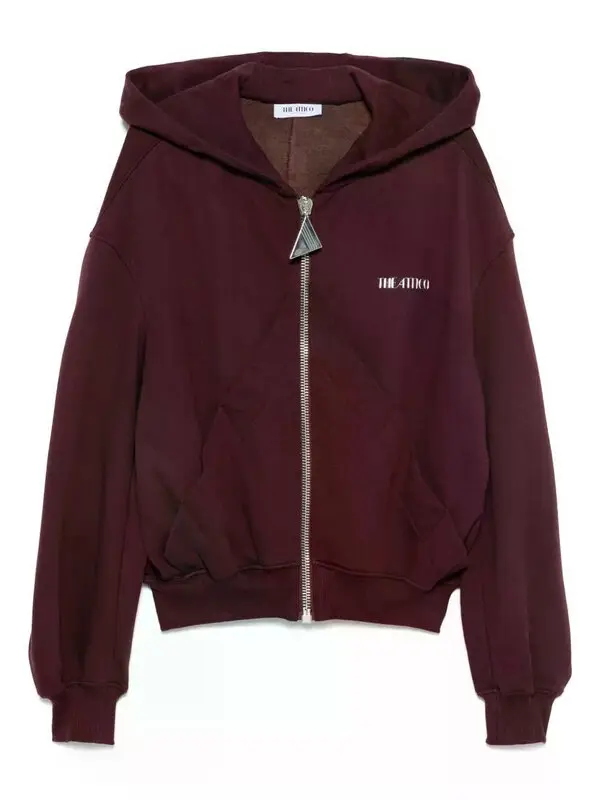 Attico Zip-up Hoodie
