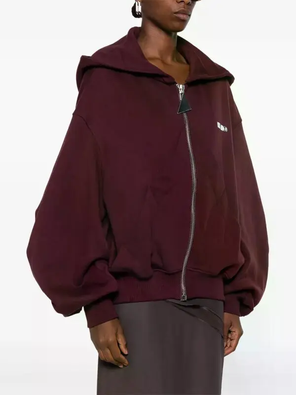 Attico Zip-up Hoodie