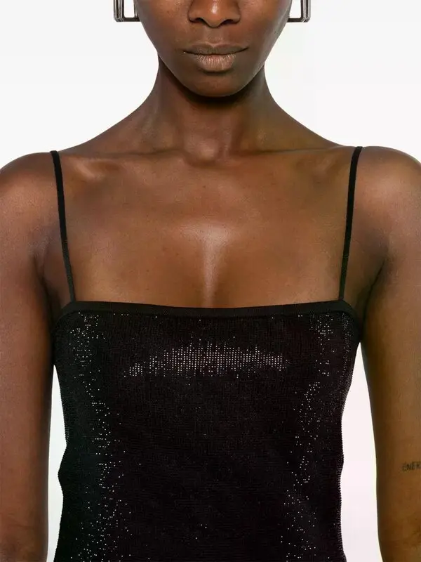 Alexander Wang Crystal-embellished Mini Dress - Black