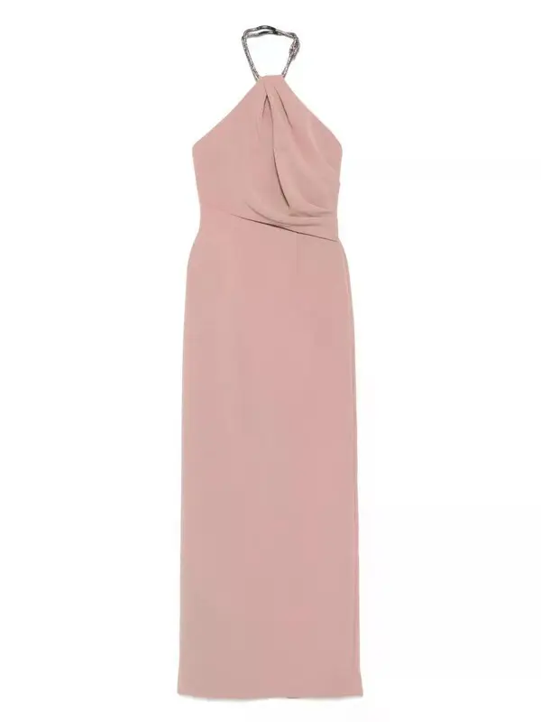 Solace London Riva Maxi Dress - Brown