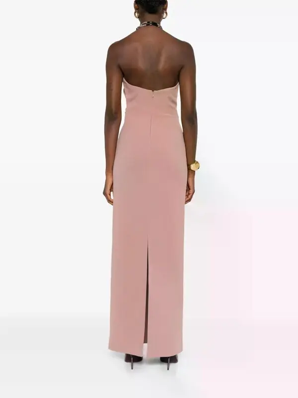 Solace London Riva Maxi Dress - Brown - 41% Off | Editorialist