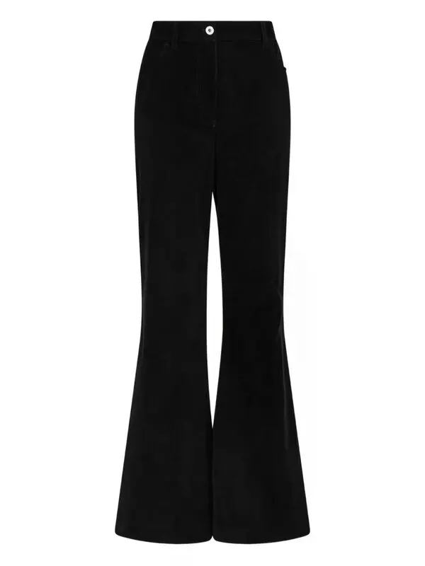 FERRAGAMO Flared Trousers - Black