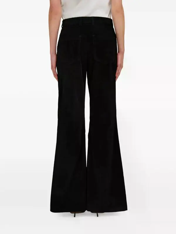 FERRAGAMO Flared Trousers - Black
