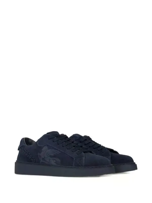 Etro Suede Low-top Sneakers - Blue