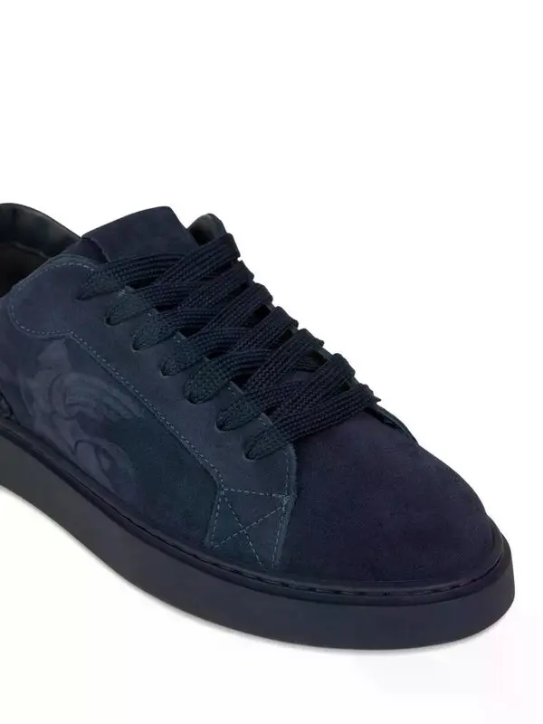 Etro Suede Low-top Sneakers - Blue
