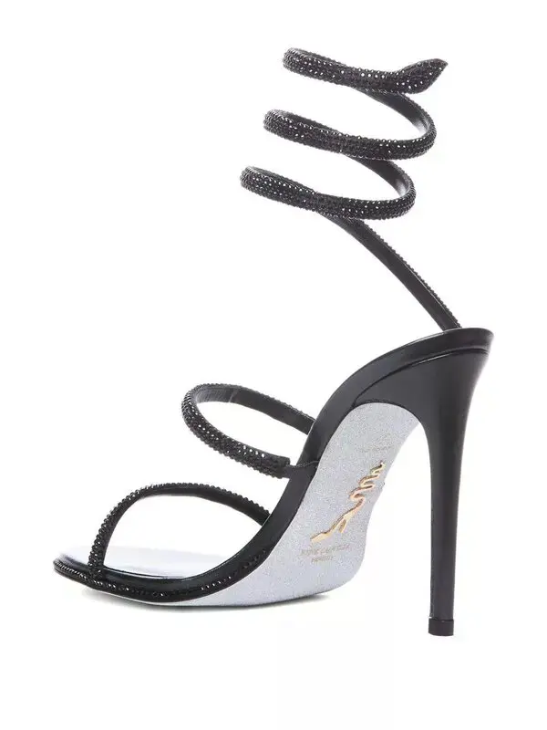 Rene Caovilla 105mm Leather Sandals