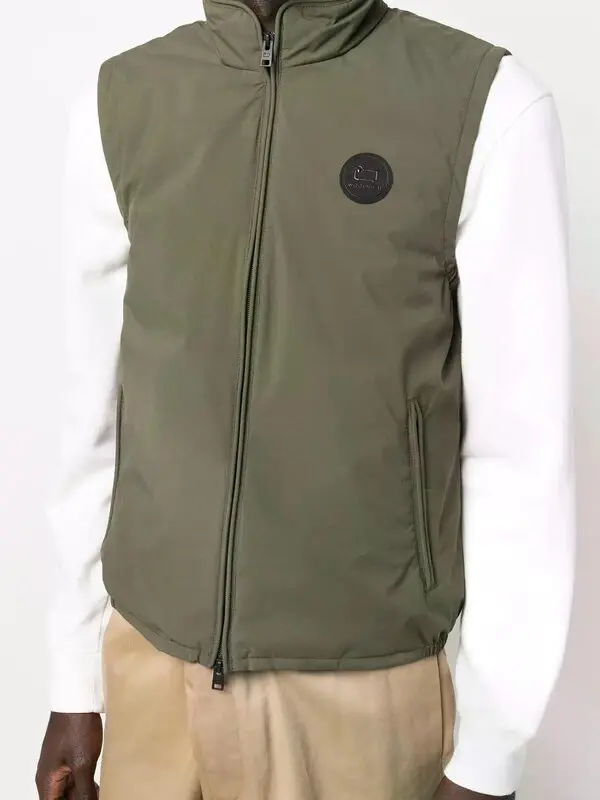Woolrich Padded Logo-patch Gilet