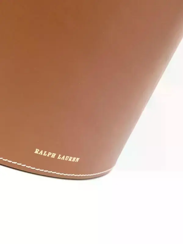 Ralph Lauren Brennan Leather Waste Bin