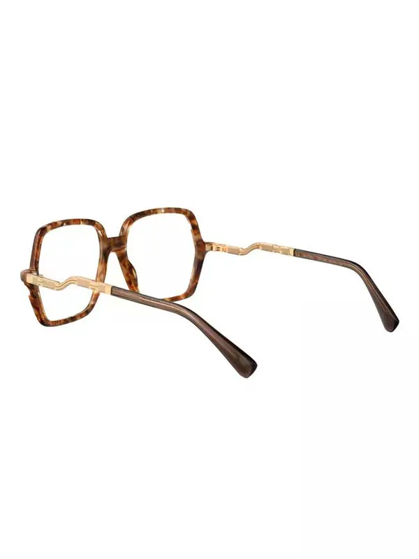 Cazal Logo-engraved Octagon Eyeglasses