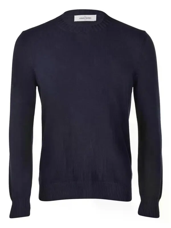 GRAN SASSO Cotton Crew Neck Sweater