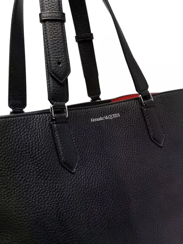 Alexander McQueen The Edge Leather Tote Bag